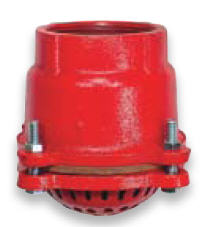 Fire Hose Valves- Cast Iron Foot Valve Strainer 2"